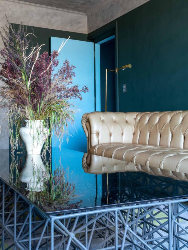 Alugado e com paredes coloridas - Casa de Valentina