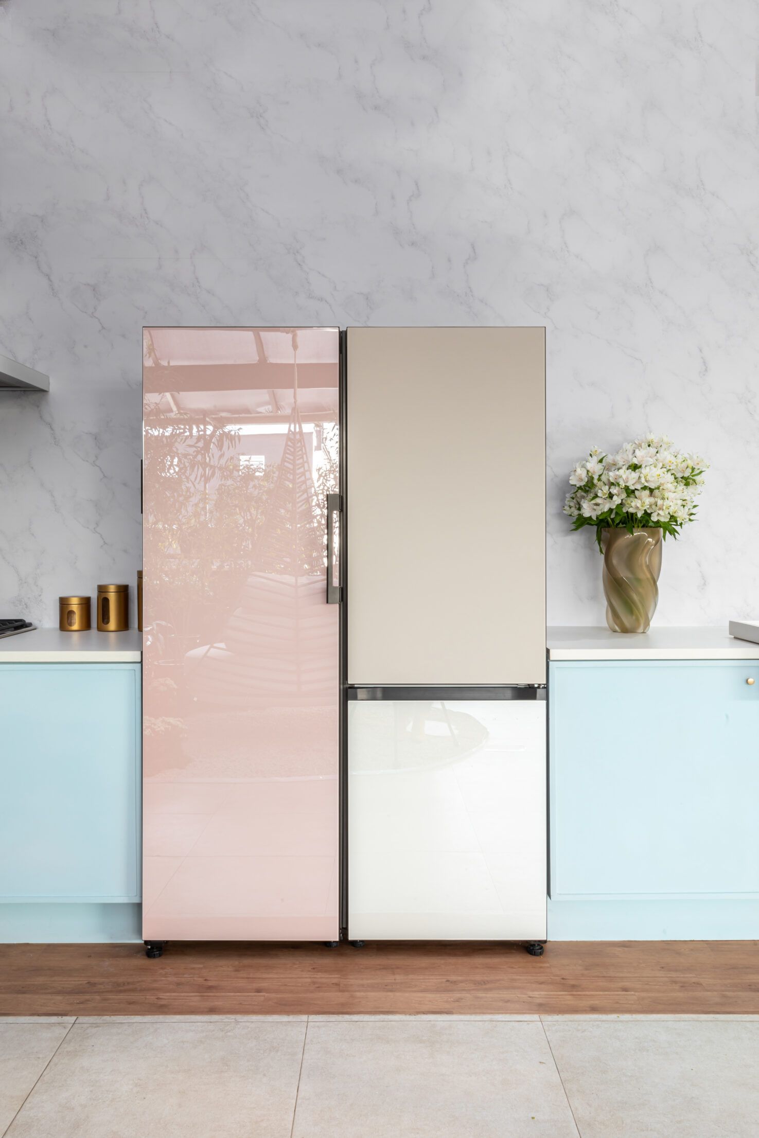 Uma geladeira customizável e com muito espaço | Samsung Bespoke - Casa ...